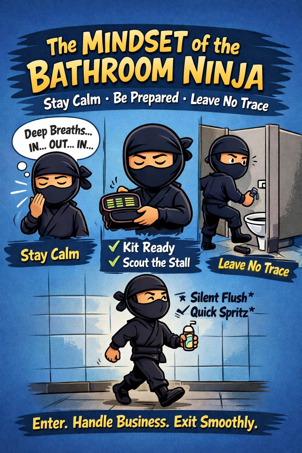 A Grown Man’s Guide to Pooping in Public Like a Ninja - Shave.net